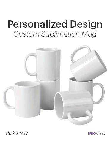 Custom Sublimation Mug – Personalized Design – Bulk Packs (6, 12, 24 ...